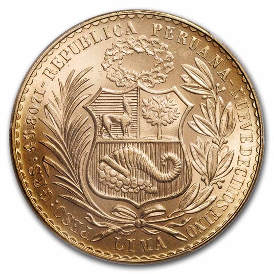 Buy 1964 Peru Gold 100 Soles MS-66 PCGS | APMEX