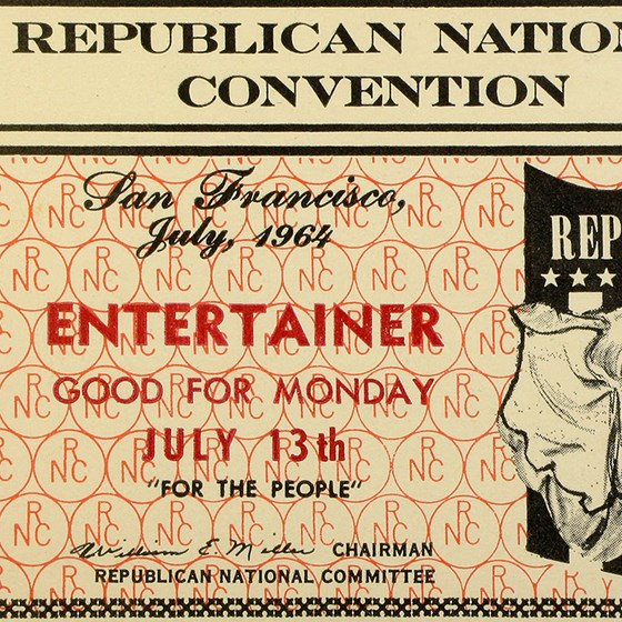 Buy 1964 Republican Convention Ticket | APMEX