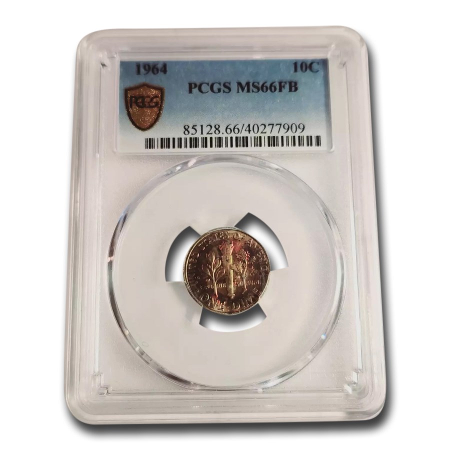 Buy 1964 Roosevelt Dime MS-66 PCGS (FB) | APMEX