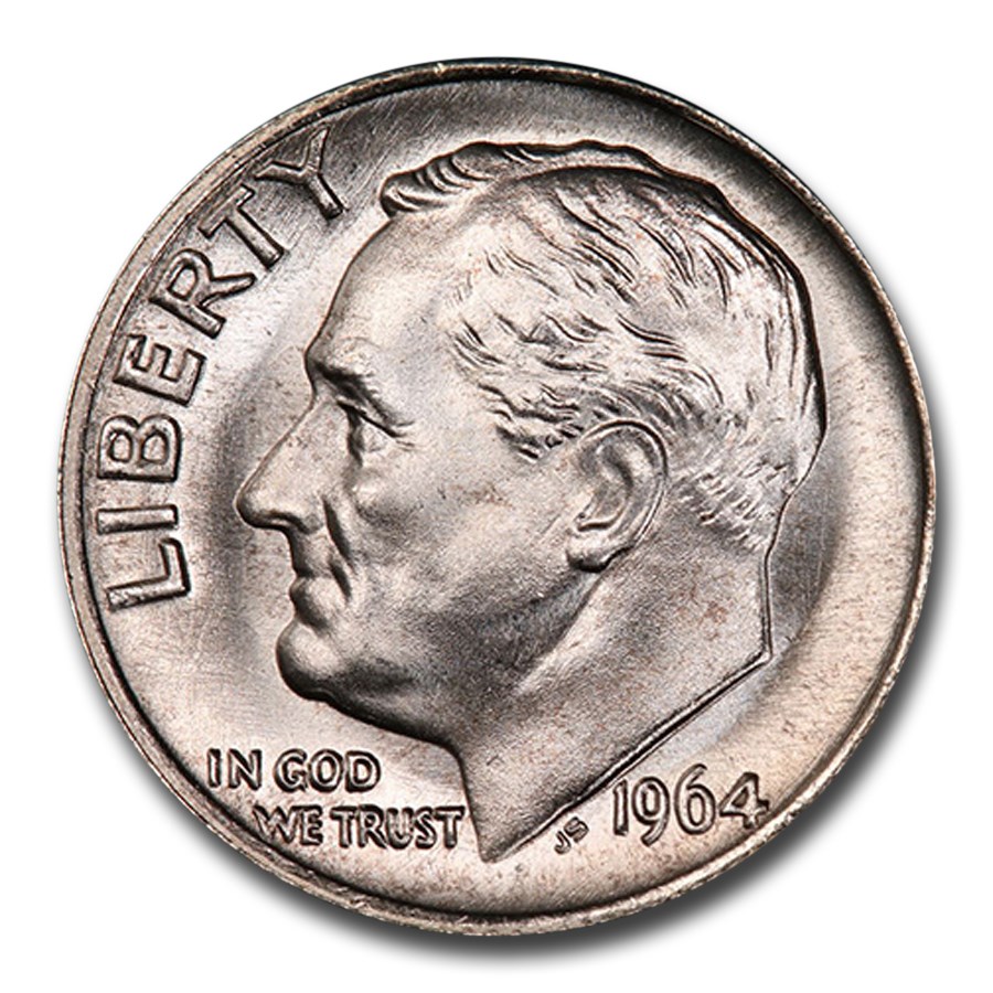 Buy 1964 Roosevelt Dime MS-67 PCGS (FB) | APMEX