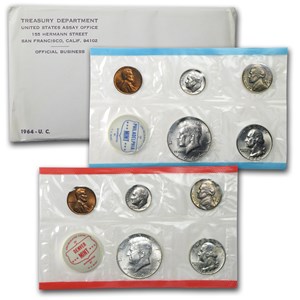 Buy 1964 U.S. Mint Set Brilliant Uncirculated | APMEX