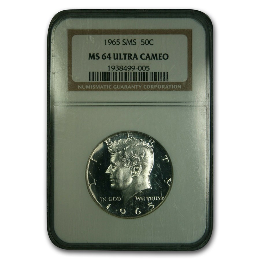 Buy 1965 Kennedy Half Dollar MS-64 NGC (SMS) | APMEX