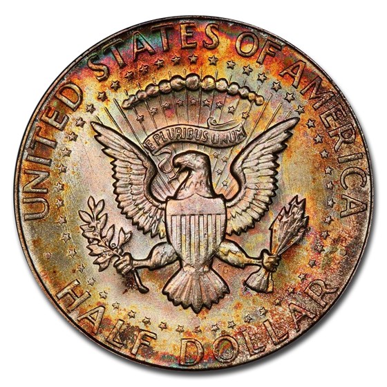 Buy 1965 Kennedy Half Dollar MS-67+ PCGS (Beautiful Toning) | APMEX