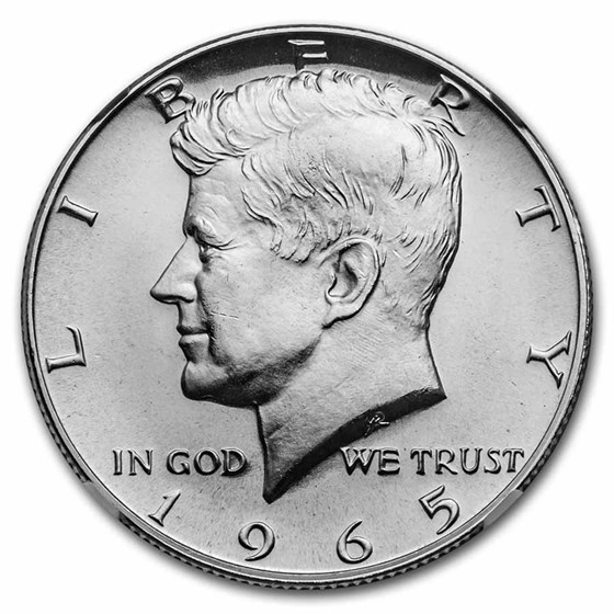 Buy 1965 Kennedy Half Dollar MS-68* NGC (SMS) | APMEX