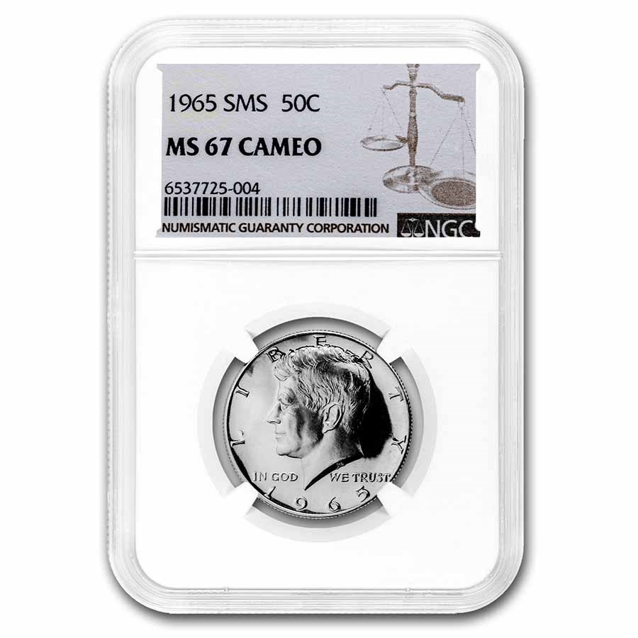Buy 1965 Kennedy Half Dollar SMS MS-67 CAM NGC | APMEX
