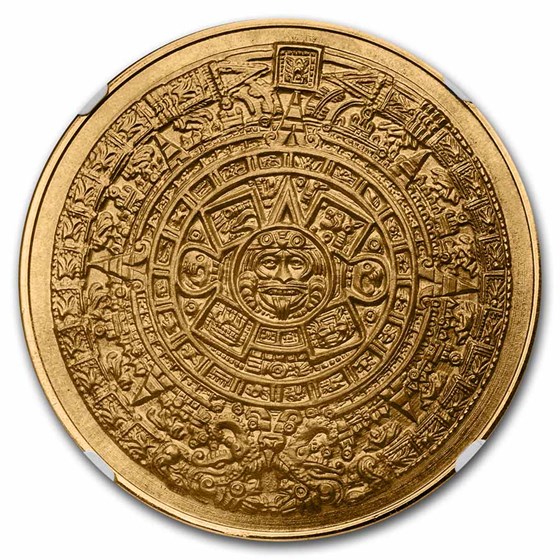 Buy 1965 Mexico Gold Medallic Founding Mexico City MS-66 NGC | APMEX