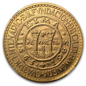 Buy 1965 Peru Gold 100 Soles Lima Mint MS-65 NGC | APMEX