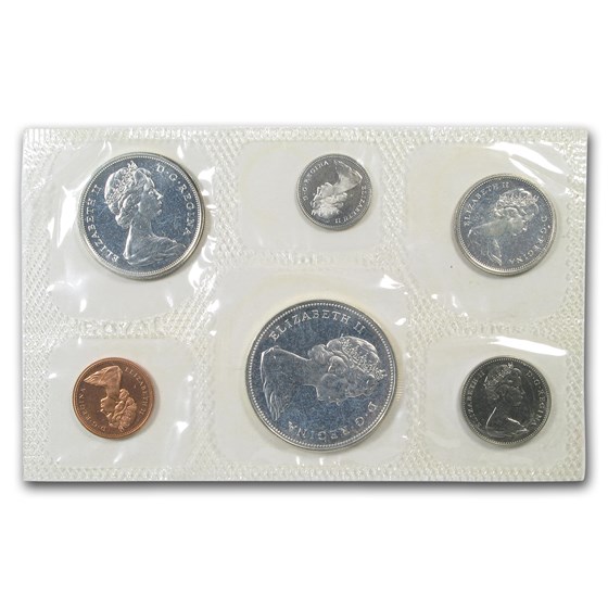 Buy 6-Coin 1966 Canadian Silver PL Set (ASW 1.11) | APMEX