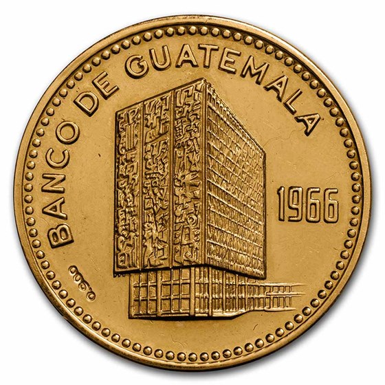 Buy 1966 Guatemala Proof Gold Banco de Guatemala Inauguration Medal | APMEX