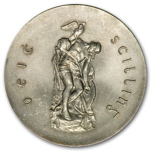 Buy 1966 Ireland Silver 10 Shilling Pearse AU | APMEX