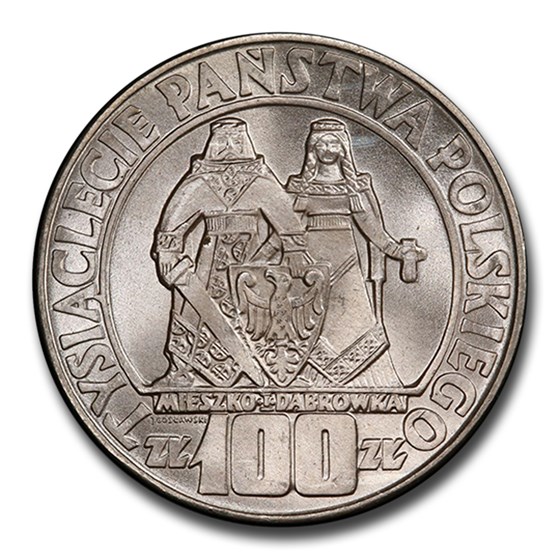 Buy 1966 Poland Silver 100 Zlotych MS-66 PCGS | APMEX