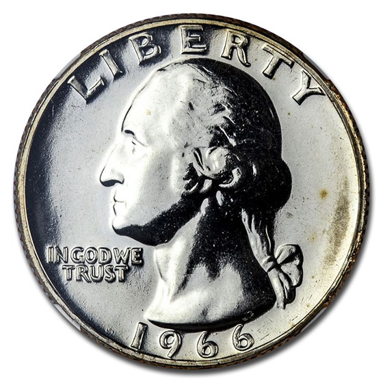 Buy 1966 SMS Washington Quarter NGC MS-67 | APMEX