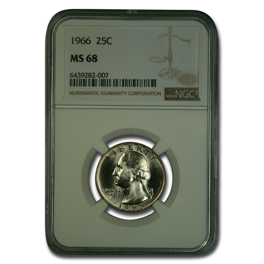 Buy 1966 Washington Quarter MS-68 NGC | APMEX