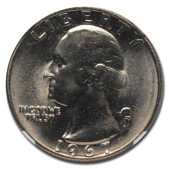 Buy 1967 Washington Quarter MS-68 NGC | APMEX