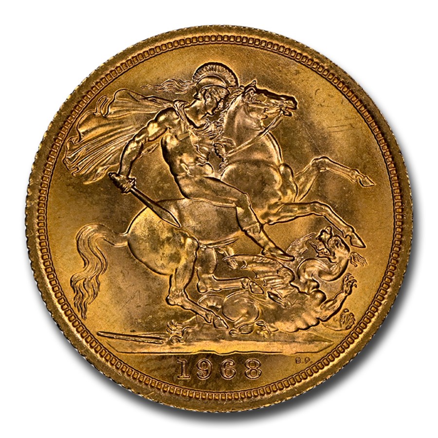 Buy 1968 Great Britain Gold Sovereign MS-65 NGC | APMEX