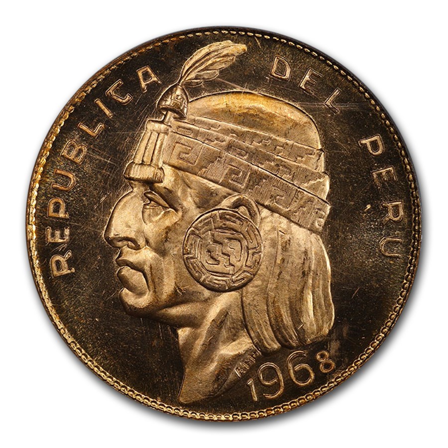 Buy 1968 Peru Gold 50 Soles MS-66 PCGS | APMEX
