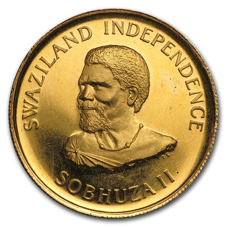 Buy 1968 Swaziland 1 oz Gold 1 Lilangeni Proof | APMEX