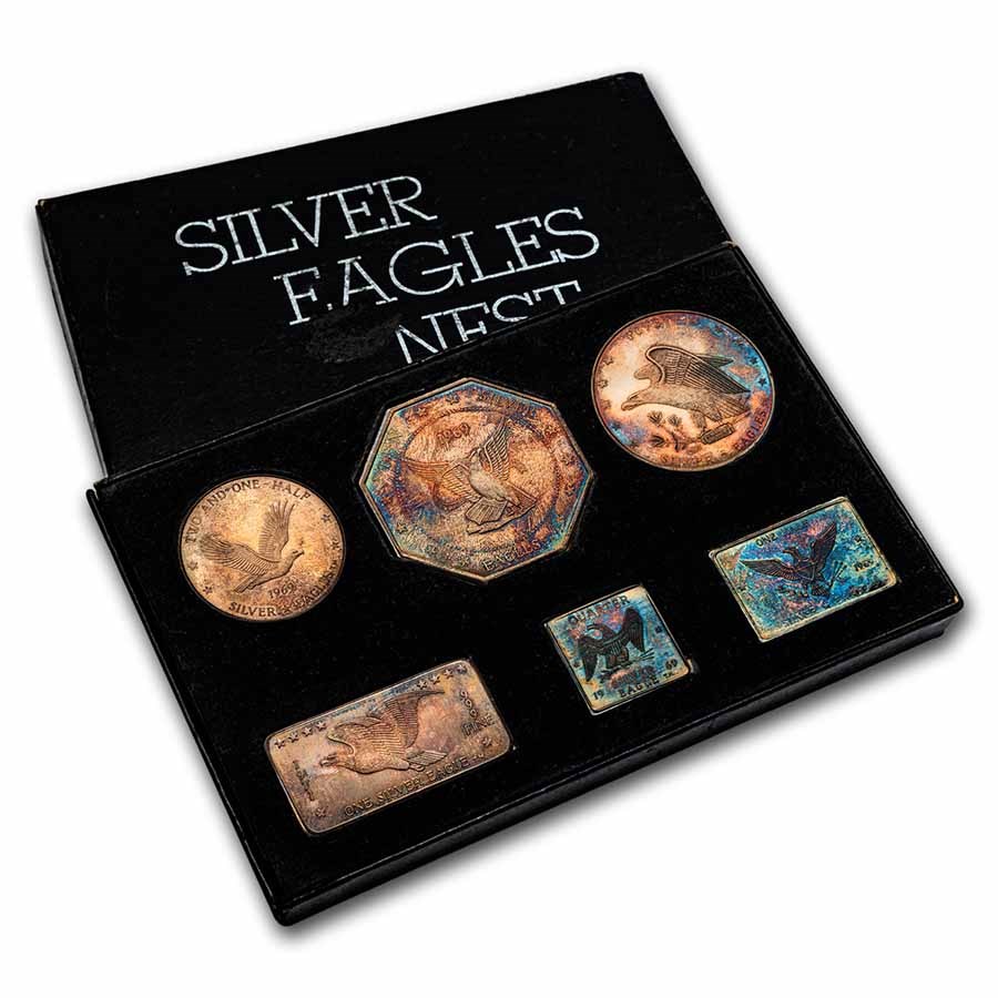 Buy 69/71 Foster 19.25 oz Silver Eagle Art Bar Set | APMEX