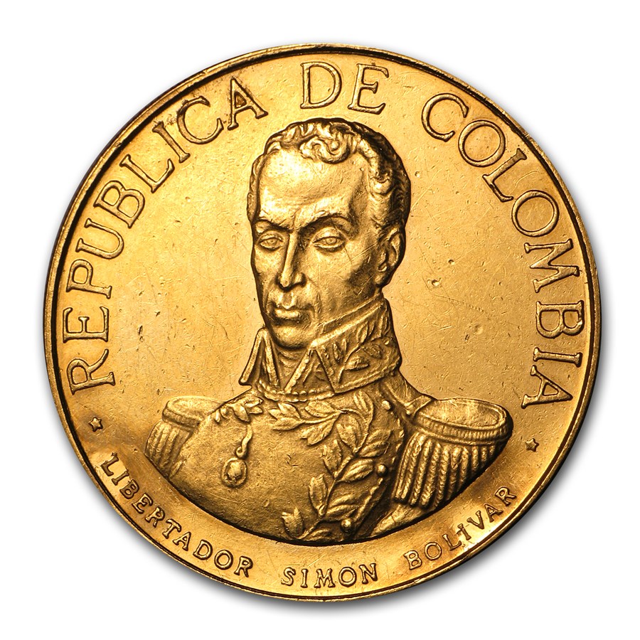 Buy 1969 Colombia Gold 500 Pesos Battle of Boyaca Proof | APMEX