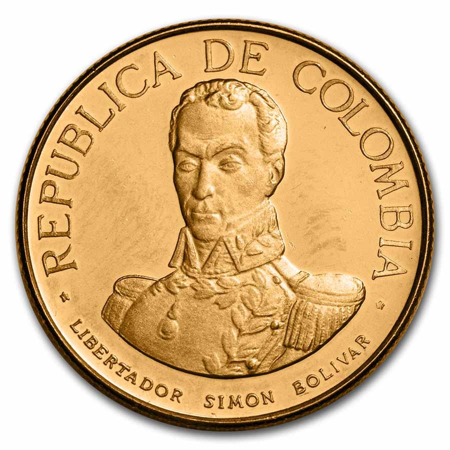 Buy 1969 Columbia Gold 100 Pesos Battle of Boyaca Proof | APMEX