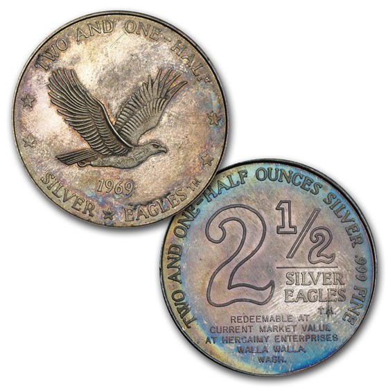 Buy 1969 Foster Mint 6-Piece 19.25 oz Silver Eagles Nest Set | APMEX
