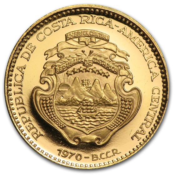 Buy 1970 Costa Rica Gold 50 Colones Proof | APMEX