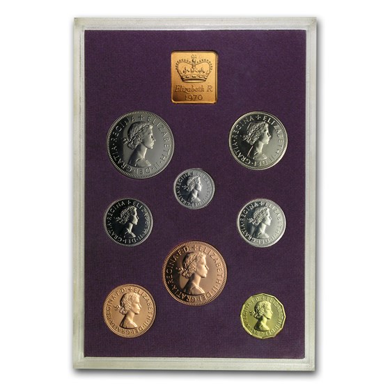 Buy 1970 Great Britain 8-Coin Proof Set | APMEX
