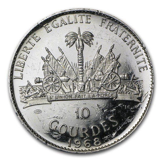 Buy 1970 Haiti Silver 10 Gourdes Proof | APMEX