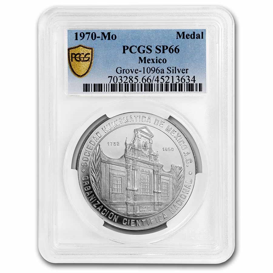 Buy 1970 Mo Mexico National Shield Medal Sp 66 Pcgs Grove 1096a Apmex