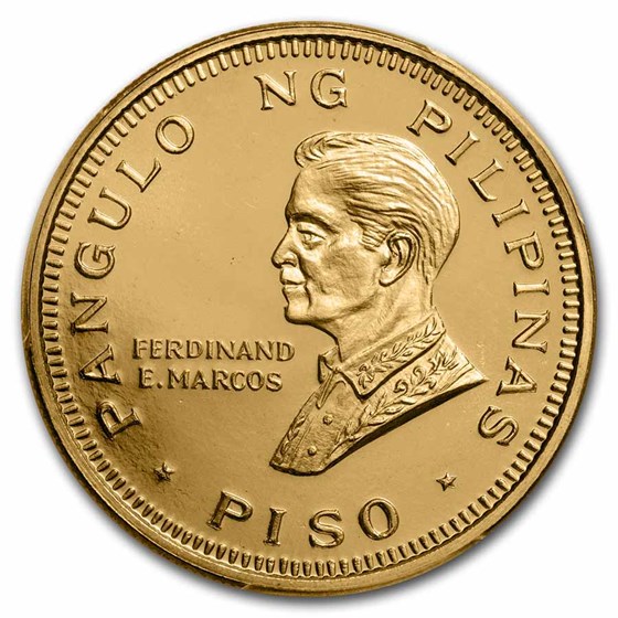 Buy 1970 Philippines Gold Piso Pope Paul VI MS-68 PCGS | APMEX