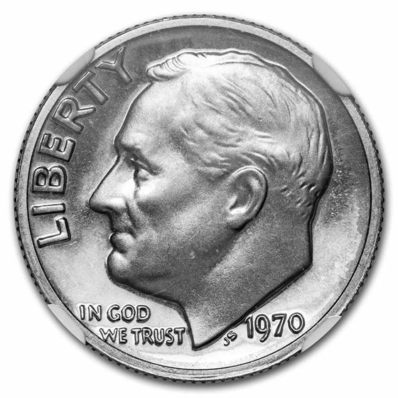 Buy 1970 Roosevelt Dime PF-67 NGC (No S) | APMEX