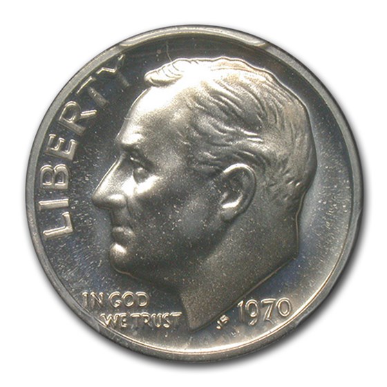 Buy 1970 Roosevelt Dime PR-68 PCGS (No S) | APMEX