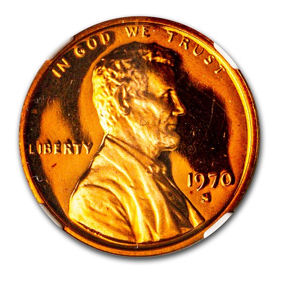 Buy 1970-S Large Date Lincoln Cent PF-67* NGC (Red) | APMEX