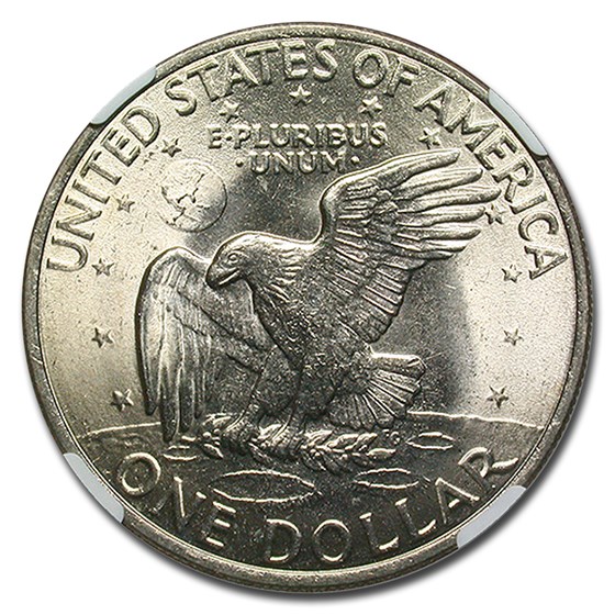 1971-D Clad Eisenhower Dollar MS-65 NGC (Friendly Eagle)