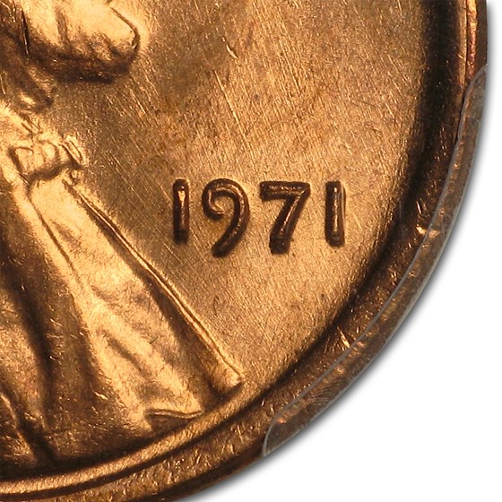 Buy 1971 Lincoln Cent Double Die Obverse MS-64 PCGS (FS-01-1971, Red ...