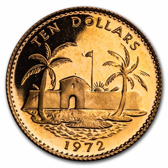 Buy 1972 Bahamas 2-Coin Gold Proof Set (w/Box) | APMEX