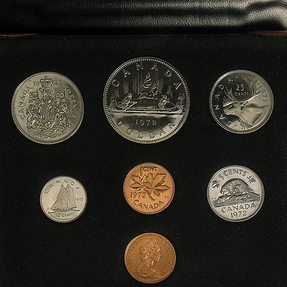 Buy 1972 Canada 7 Coin Nickel Custom Set Red Case | APMEX
