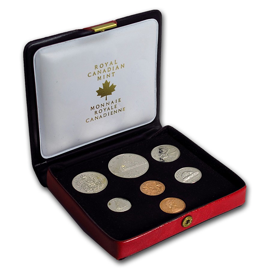 Buy 1972 Canada 7 Coin Nickel Custom Set Red Case | APMEX