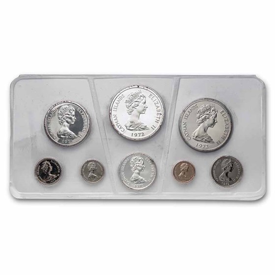 Buy 1972 Cayman Islands 8-Coin Proof Set (Sealed) | APMEX
