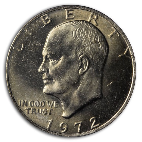 Buy 1972 Clad Eisenhower Dollar Type-II MS-64 PCGS | APMEX