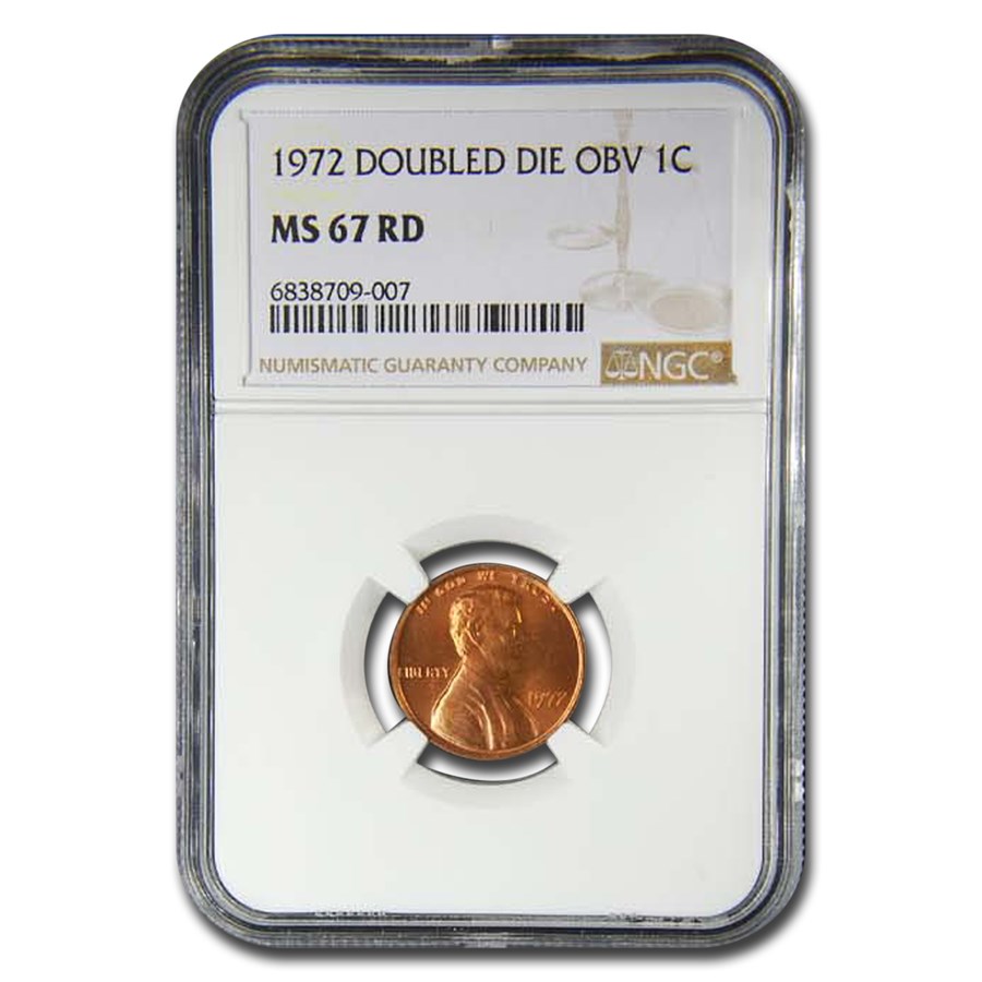 Buy 1972 Lincoln Cent MS-67 NGC (Red) | APMEX