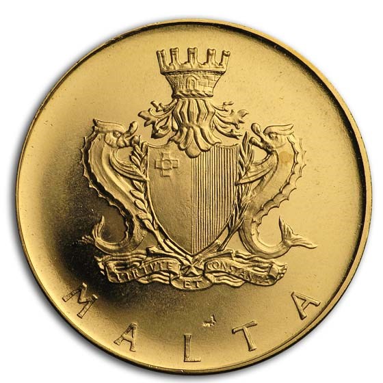Buy 1972 Malta Gold 20 Pounds Merill Bird BU | APMEX