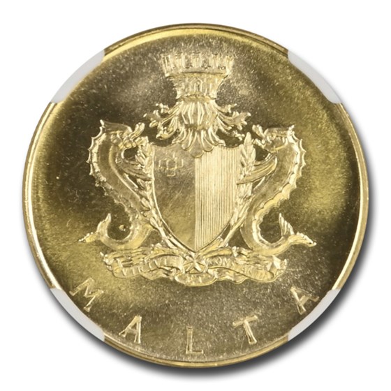 Buy 1972 Malta Gold 20 Pounds Merill Bird MS-67 NGC | APMEX