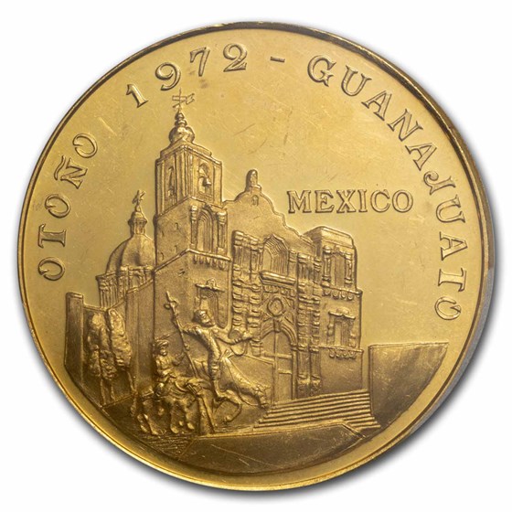 1972 Mo Mexico Gold Medal Cervantino Festival Sp 63 Pcgs