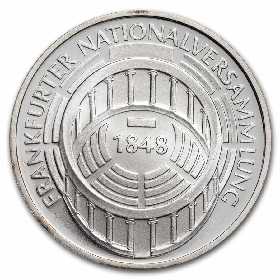 Buy 1973-G Germany Silver 5 Marks Frankfurt BU | APMEX