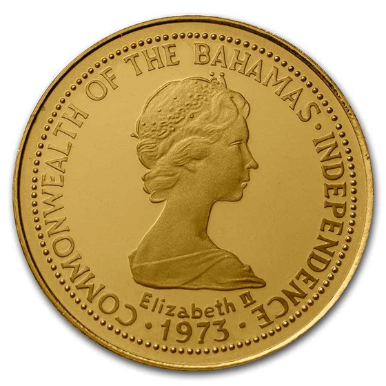 Buy 1974-1977 Bahamas Gold 100 Dollars Proof | APMEX