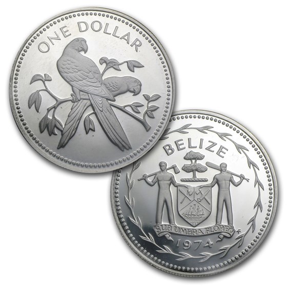 Buy 1974 Belize 8-Coin Proof Set (ASW 2.8377) | APMEX