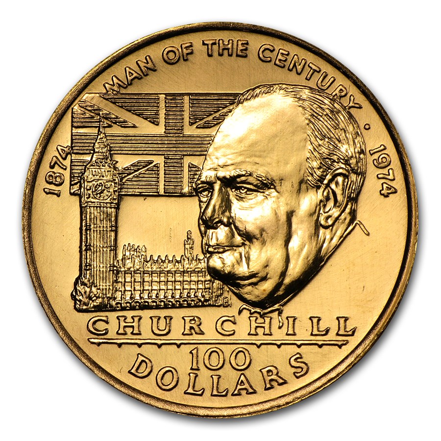 Buy 1974 Cook Islands Gold $100 Churchill Proof | APMEX