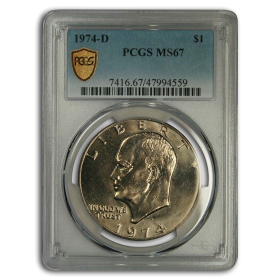 1974-D Clad Eisenhower Dollar MS-67 PCGS