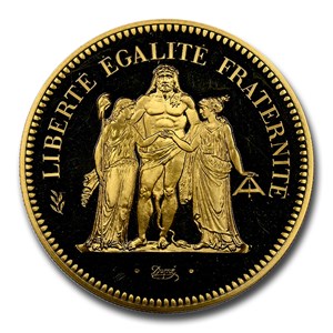 Buy 1974 France Gold Piefort 50 Francs PF-67 UCAM | APMEX